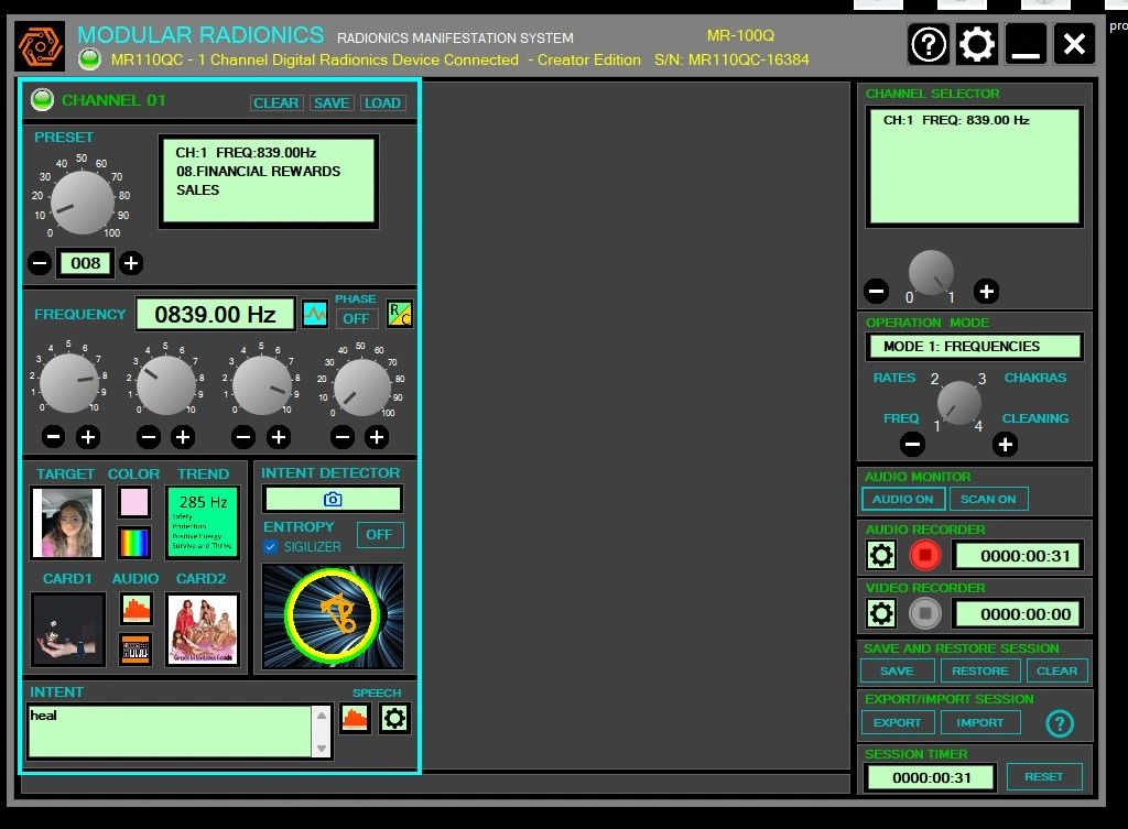 Radionics Spell Casting